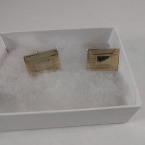 Accessories | Vintage Mens Gold Tone Rectangular Cuff Links | Poshmark